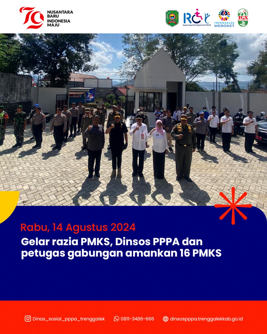 Dinas Sosial, Pemberdayaan Perempuan Dan Perlindungan Anak Mengikuti Kegiatan Razia Pemerlu ...