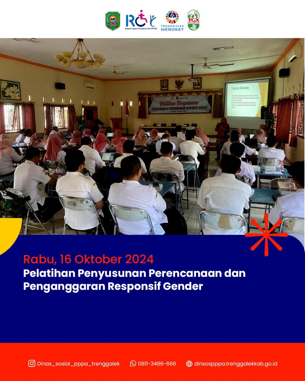 Dinas Sosial PPPA Bidang PPPA Kabupaten Trenggalek Mengadakan Pelatihan Penyusunan Perencanaan ...